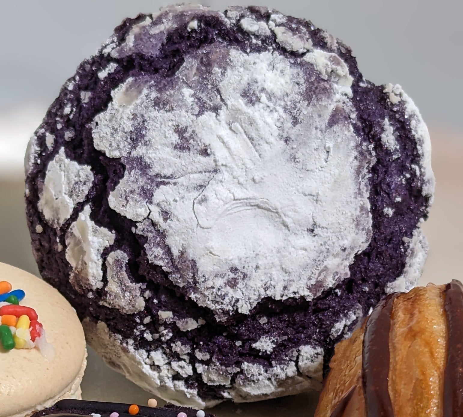 Ube (purple yam) crinkle cookie | Merlyn's Patisserie